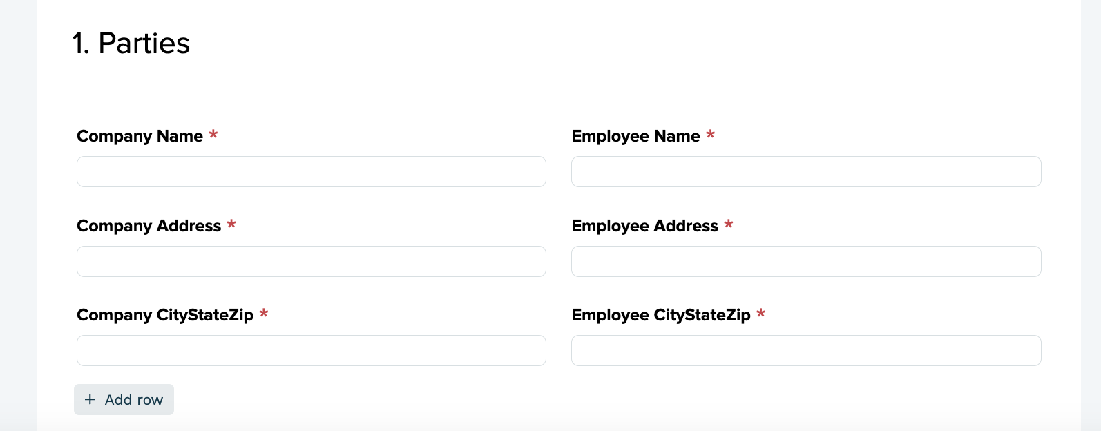 Required Fields – Oneflow Help Center