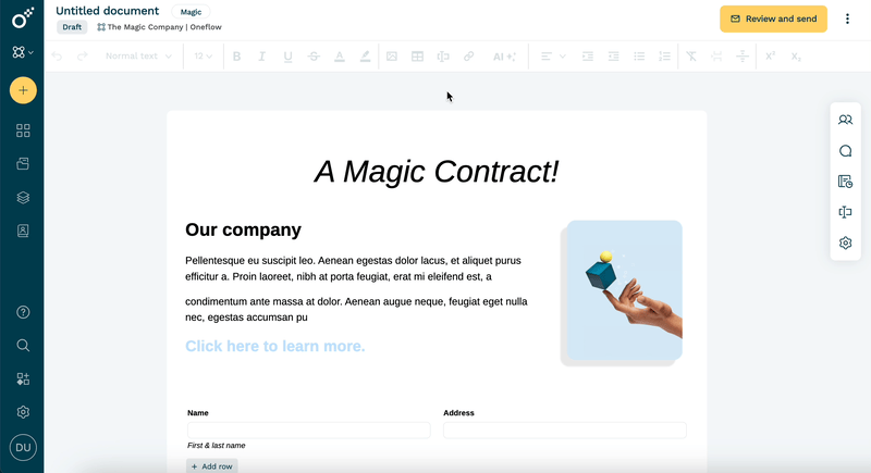 SMS – Oneflow Help Center