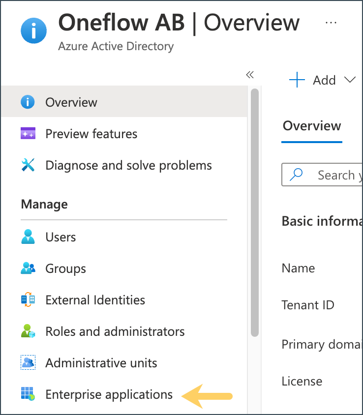 Entra ID SSO setup guide – Oneflow Help Center