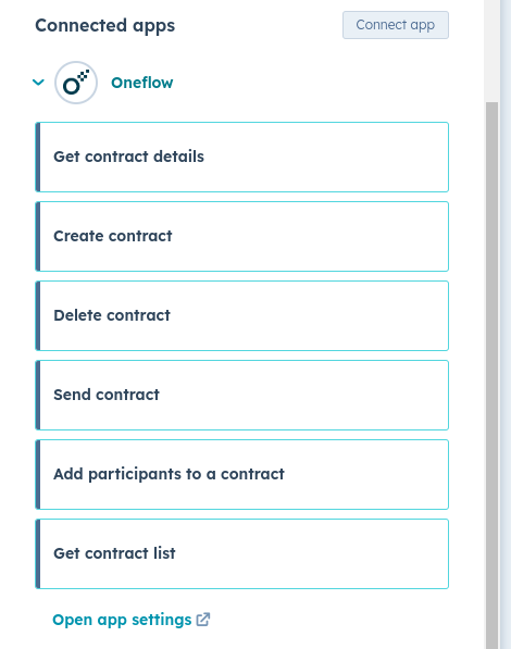 Workflows (HubSpot) – Oneflow Help Center