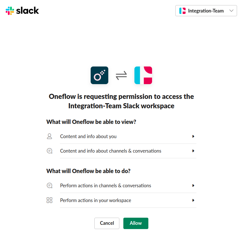 Getting started with Oneflow x Slack – Oneflow Help Center