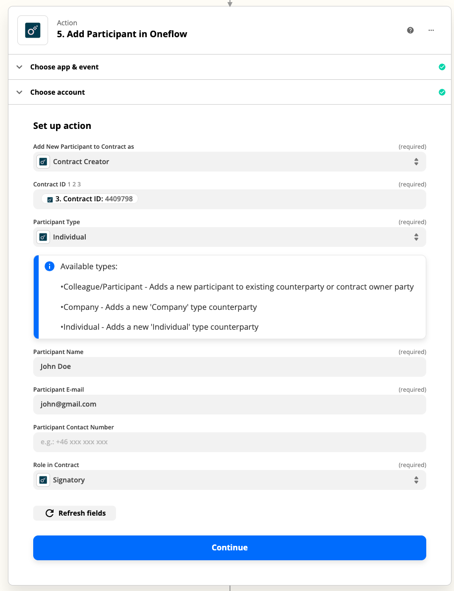 Template: Convert Dropbox PDF file into a Oneflow contract (Zapier) – Oneflow Help Center
