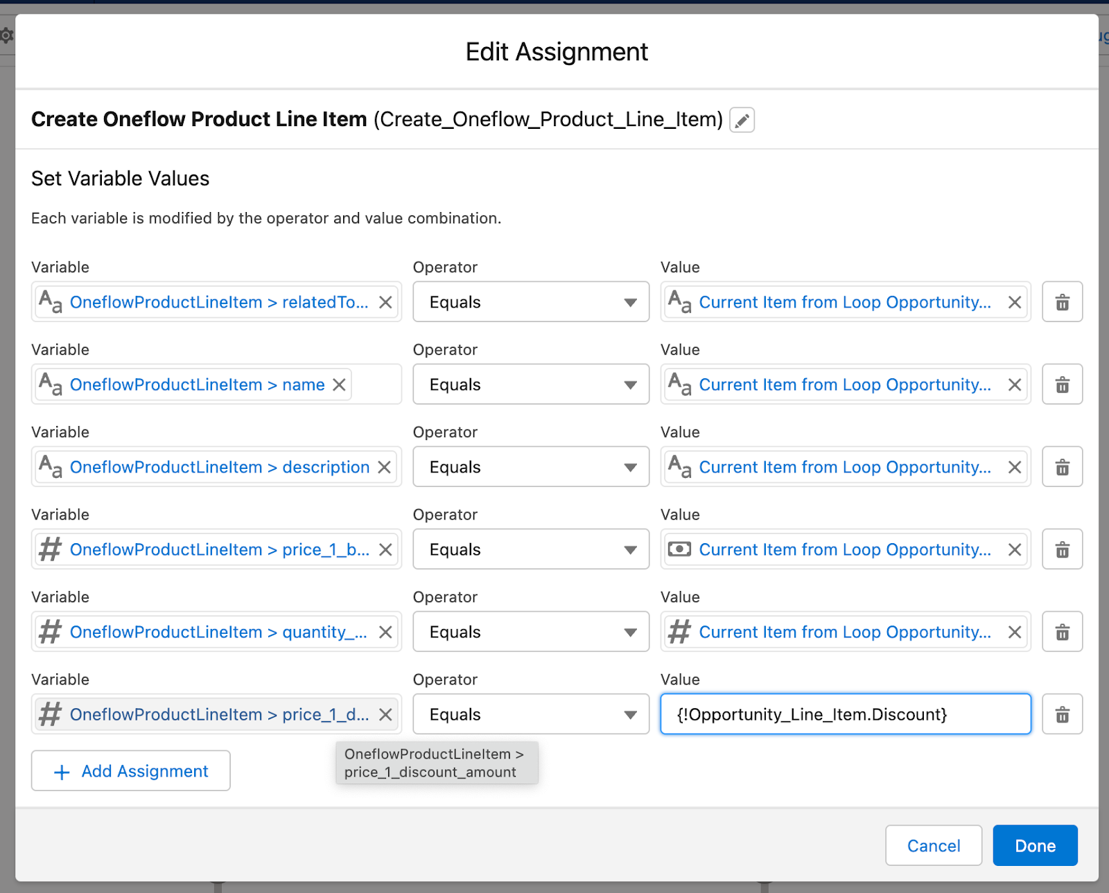 Customize Product Mapping for Contracts (Salesforce v3.x.x) – Oneflow ...