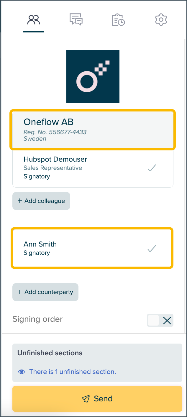 Getting started with HubSpot – Oneflow Help Center